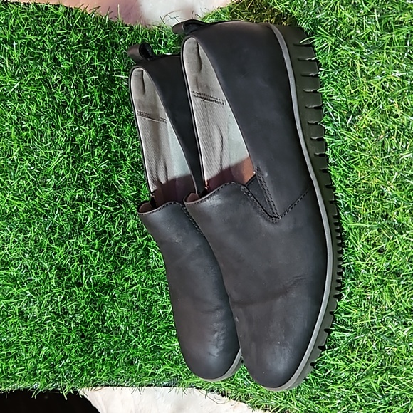 Dansko | Shoes | Dansko Linley Black Burnished Slipon Flats Womens Size 38775 | Poshmark